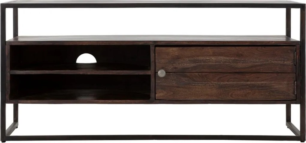 Designový TV stolek Yashpal 120 cm hnědý