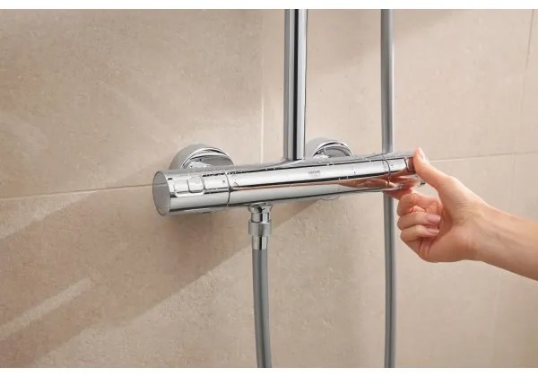 GROHE 26696001 - Sprchový systém VITALIO COMFORT 250 250 × 250 mm lesklý chrom