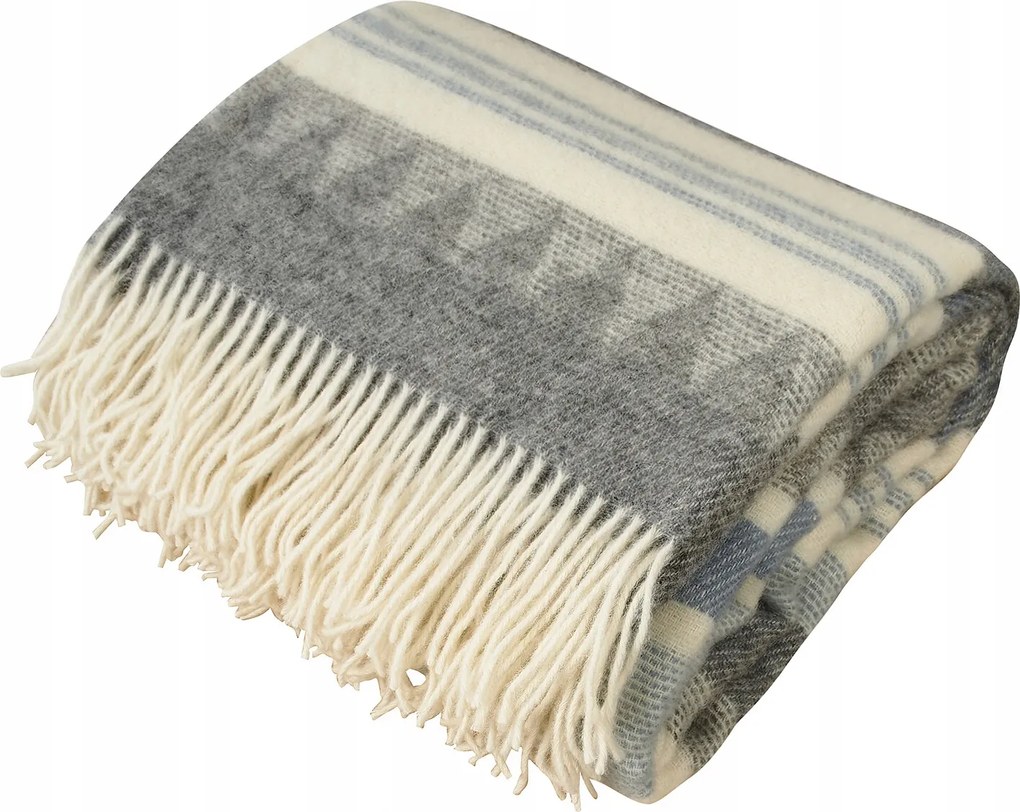 Vlněná Deka teplý pléd 100% vlna Cozy Blankets