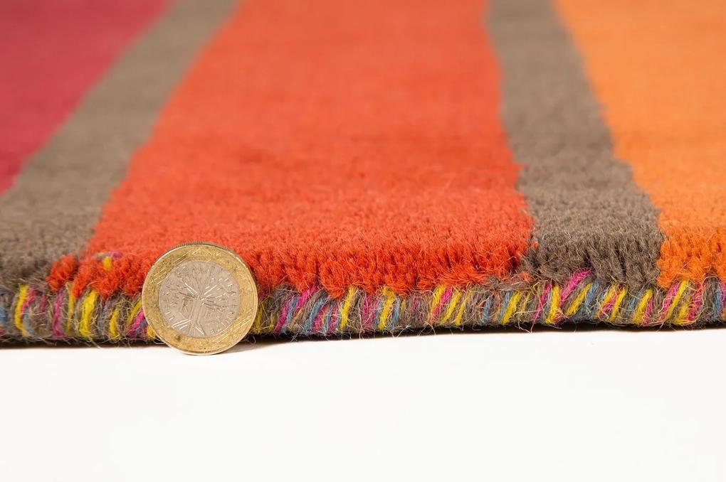 Flair Rugs koberce Ručně tkaný kusový koberec Illusion Candy Multi - 80x150 cm