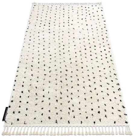 Dywany Luszczow Kusový koberec BERBER SYLA B752 krémový s tečkami Rozměr koberce: 120 x 170 cm