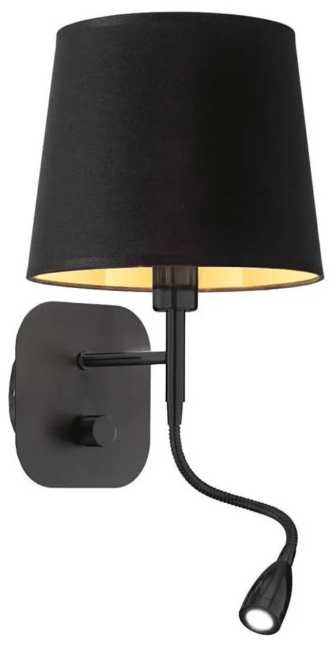 Ideal Lux - LED Nástěnná lampa NORDIK 1xE14/40W + LED/1,5W/230V