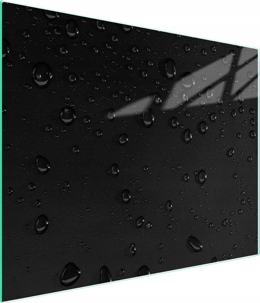 Skleněná Krájecí Deska 52x30 Kapky Tvrzené Sklo