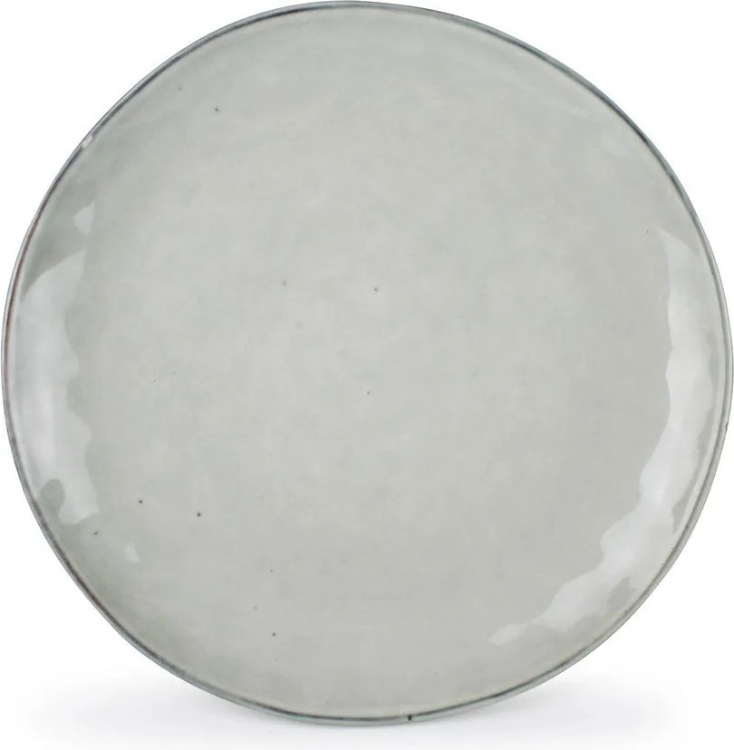 Zelený talíř z kameniny ø 28 cm Artisan – Salt&amp;Pepper
