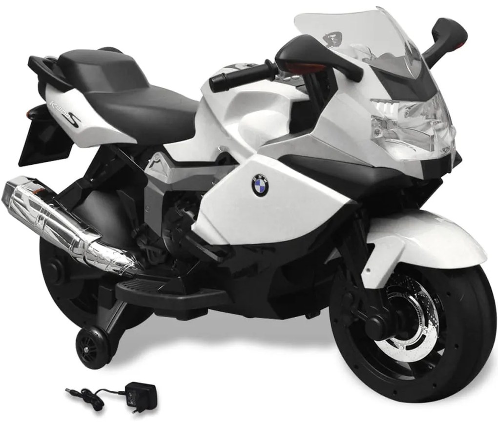 10085 vidaXL BMW 283 Elektrická motorka pro děti bílá 6 V