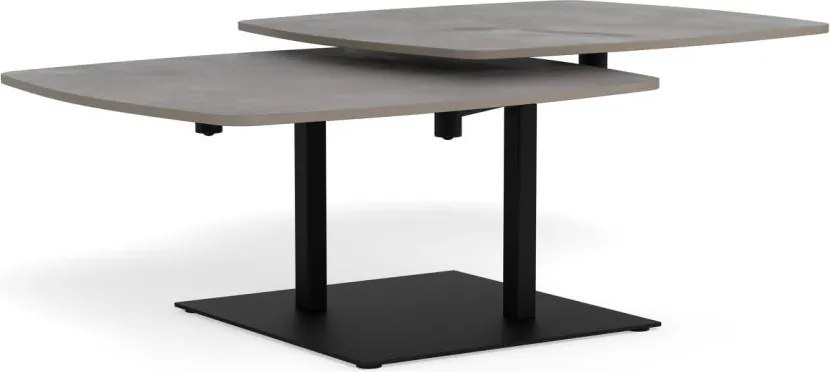 ACTONA Konferenční stolek CARBALLO šedý 122x70 cm