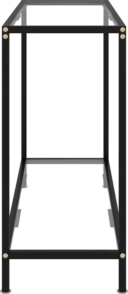 Konzolový stolek transparentní 100 x 35 x 75 cm tvrzené sklo 322835