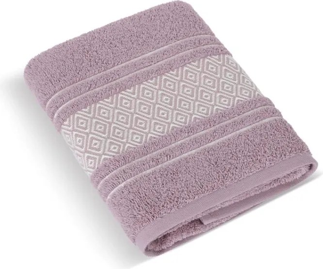 Bellatex Froté ručník a osuška Mozaika  Starorůžová rozměr 50x100 cm