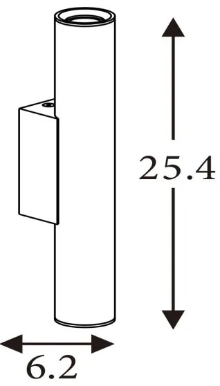 Searchlight 28125GO - Nástěnné svítidlo BEACON 2xGU10/10W/230V zlatá