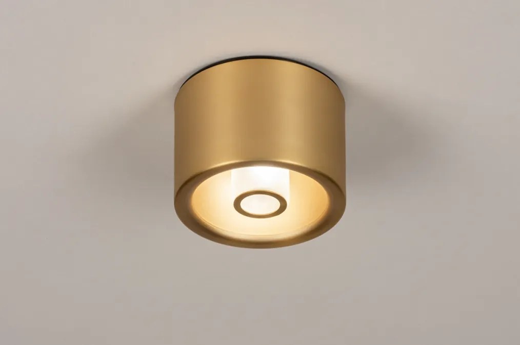 Stropní LED svítidlo do koupelny Infinity Gold