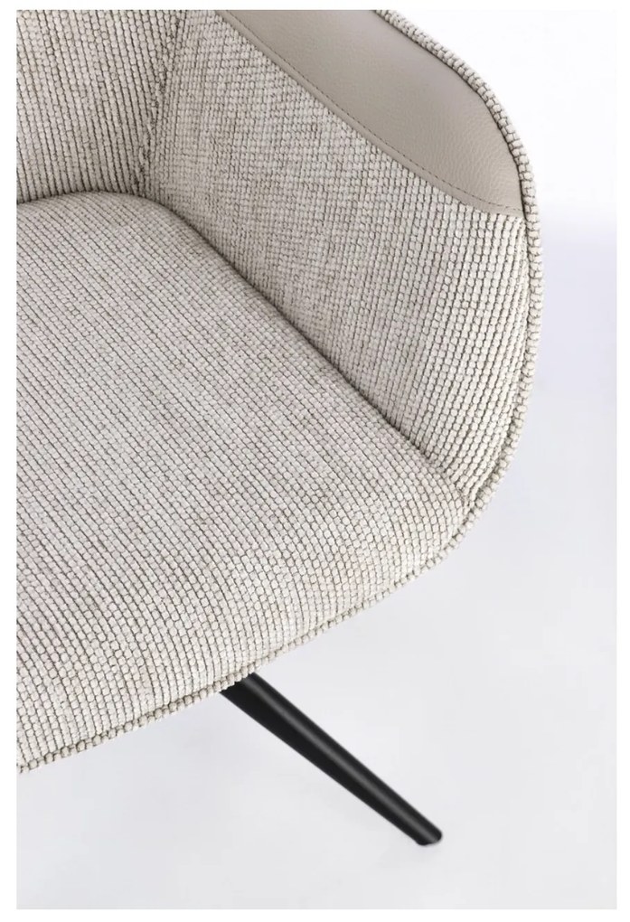 BIZZOTTO Otočné křeslo ISOTTA BEIGE 0733504