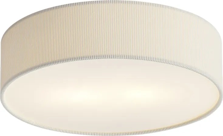 Moderní stropní svítidlo bílé se sametovým stínidlem 38cm 2-světla - Luz