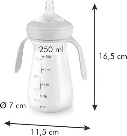 TESCOMA Láhev PAPU PAPI 250 ml, modrá