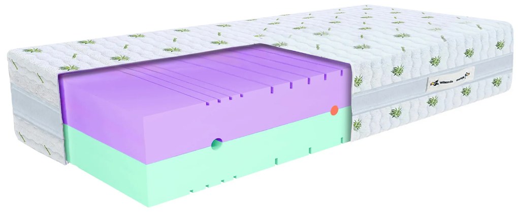 Wilsondo Pěnová zdravotní matrace Ergo 100x200