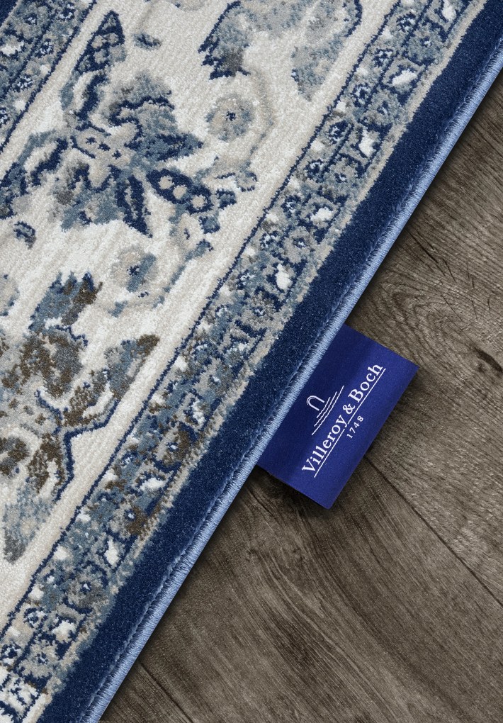 Villeroy & Boch Kusový koberec 106123 Blue, Cream, 160x235, modrá, ložnice