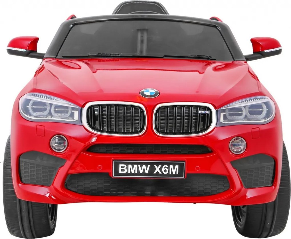 Ramiz Dětské elektrické autíčko BMW X6M lakované - červené SUV + dálkové ovládání