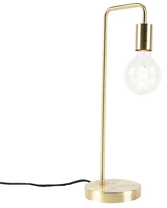 Mosazná stolní lampa ve stylu Art Deco - Facil