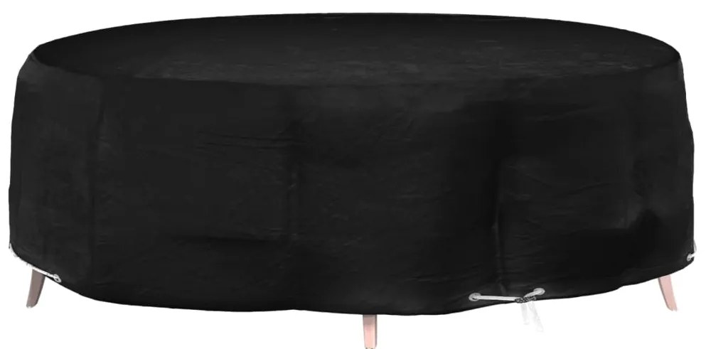 Plachta na zahradní nábytek 10 oček Ø 236 x 67 cm kulatá 319334