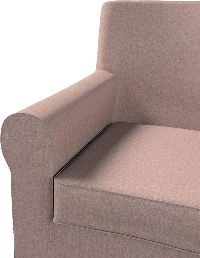 Potah na křeslo IKEA Ektorp Jennylund barva růžová látka pletený vzor