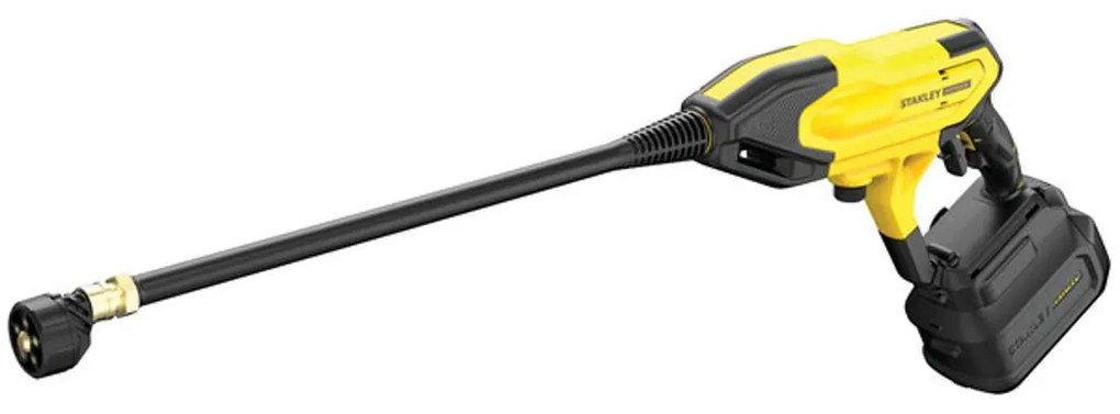 Stanley - 18V AKU tlaková myčka s příslušenstvím, 24 bar, 1x aku 4,0 Ah Li-Ion, nabíječka SFMCPC93M1-QW