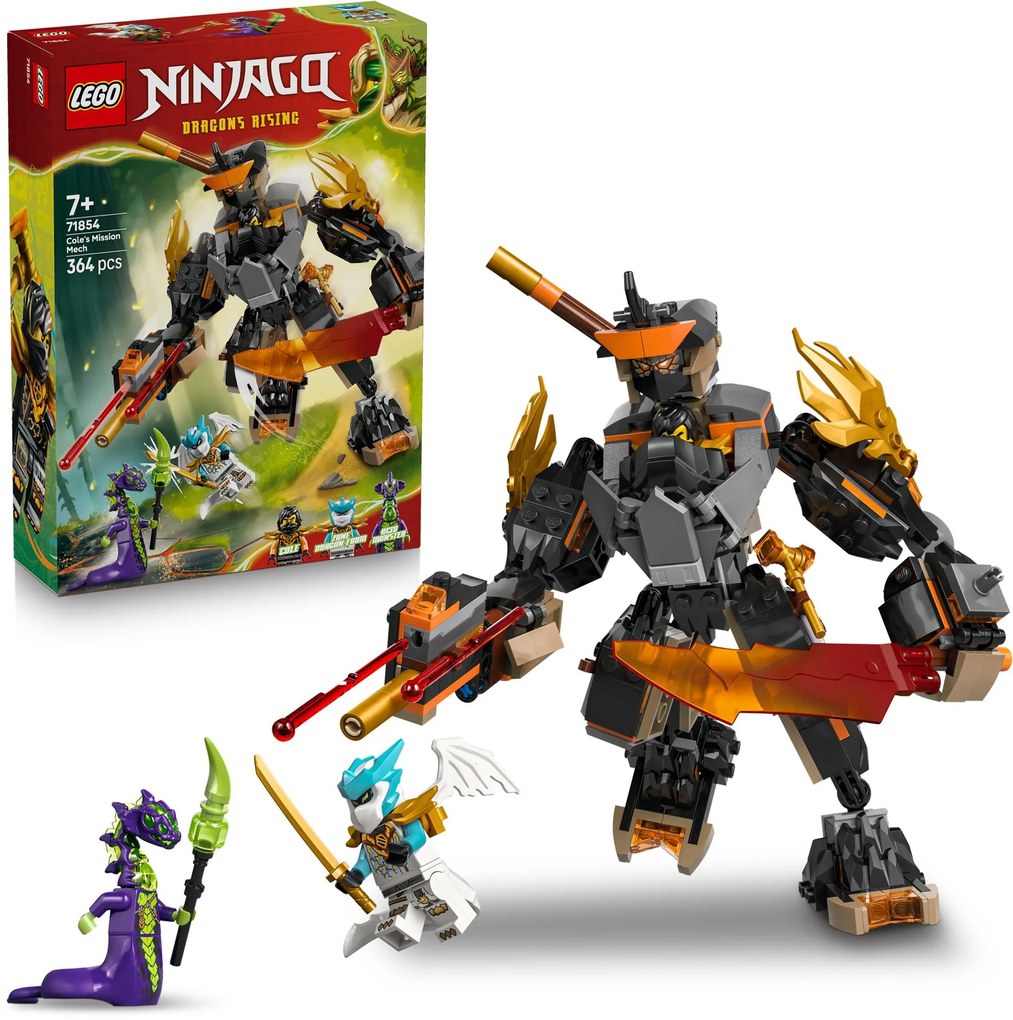 Lego® ninjago® 71854 coleův expediční robot a dračí zane 5702018031988