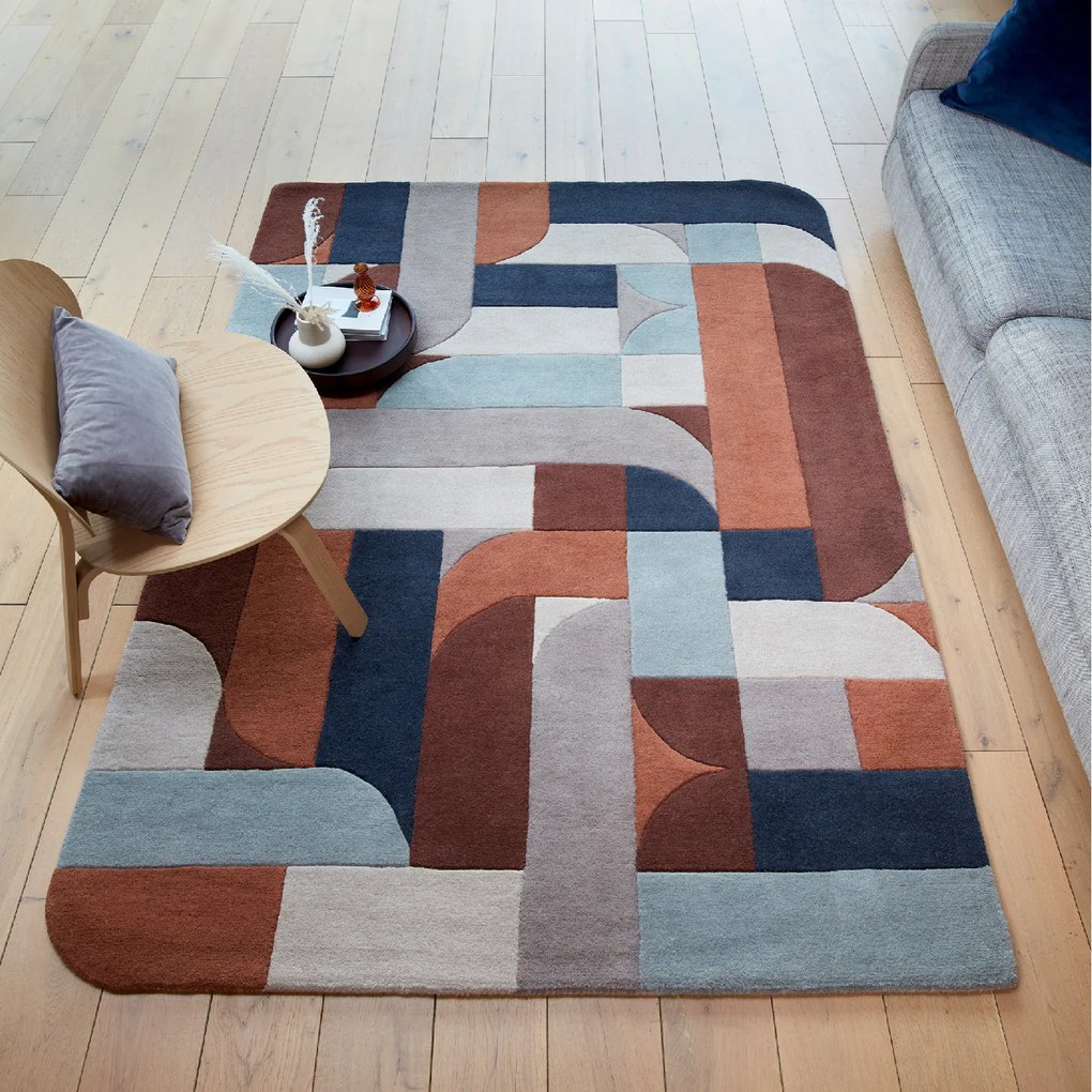 Tribeca Design Kusový koberec Blondie Klotski Terracotta Rozměry: 200x300 cm