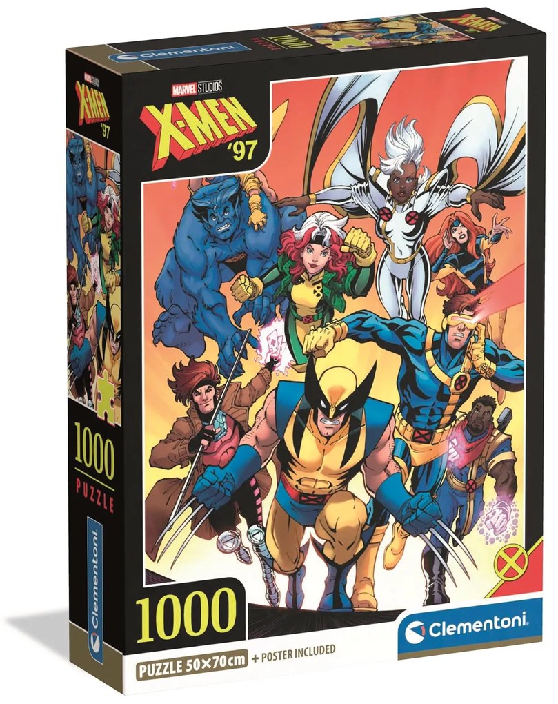 Clementoni - Puzzle 1000 Marvel X-Men