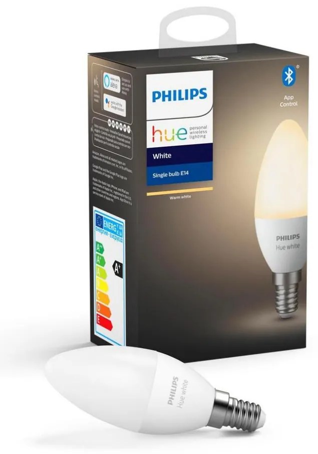 LED Stmívatelná žárovka Philips Hue WHITE E14/5,5W/230V 2700K