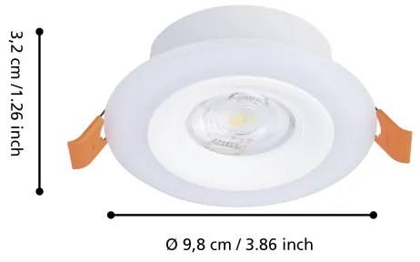 Eglo 901117- SADA 3xLED RGB Stm. koupelnové svítidlo CALONGE 3,8W/230V IP44 + DO