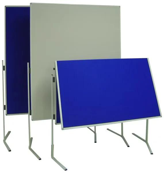 Bílá moderační tabule Standard jednodílná, karton 120x150cm
