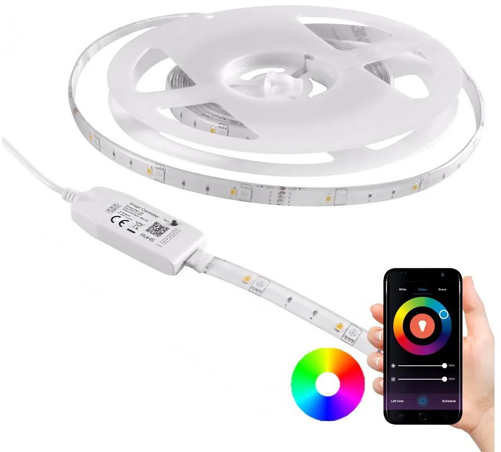 Polux | RGB LED Stmívatelný venkovní pásek Wi-Fi LED/6,5W/230V IP65 2 m Tuya | SA1116