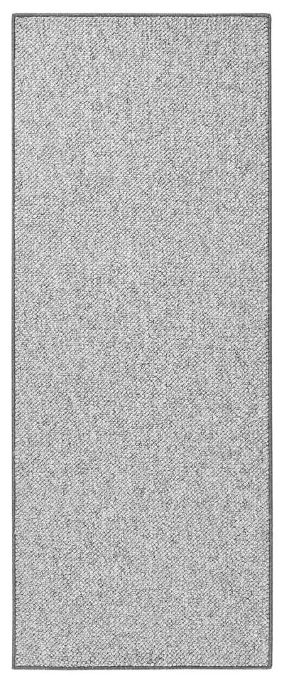 Šedý běhoun 80x200 cm Wolly – BT Carpet