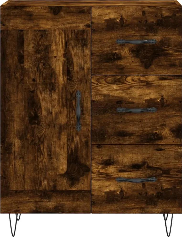 vidaXL Skříň highboard 69,5 x 34 x 180 cm kompozitní dřevo [3190018] Barva: Betonová šedá