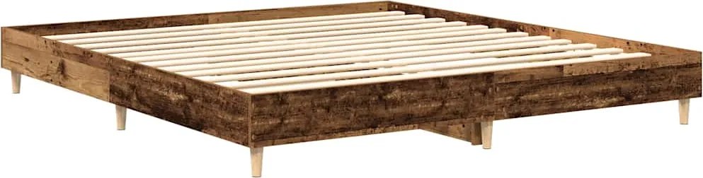 Rám postele bez matrace Staré dřevo 160x200cm Technické dřevo 3329037