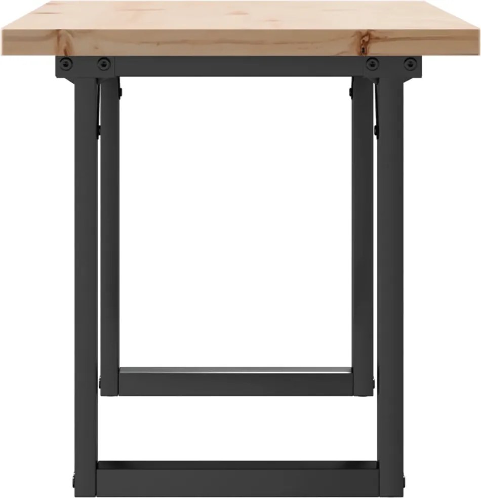 Konferenční stolek s O rámem 100x50x45,5 cm borovice a ocel 3282732