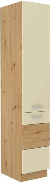 Kuchyňská skříň Artisan 40 DK-210 2F Barva dvířek krémová lesk