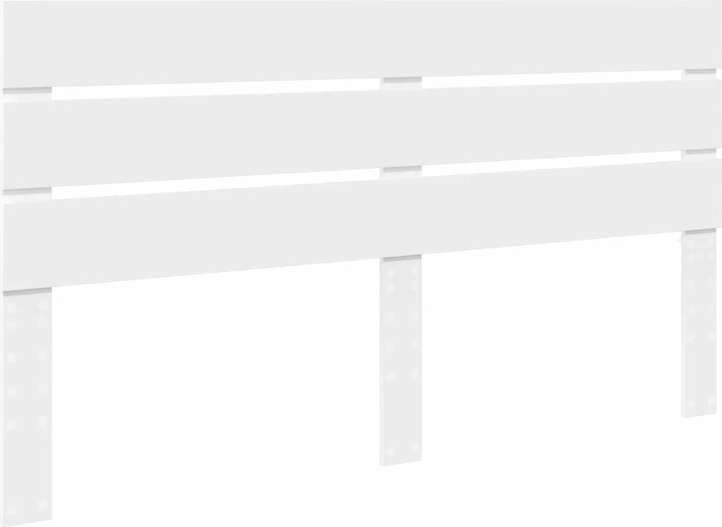 Postel s úložným prostorem Bílá 180 x 200 cm Kompozitní dřevo 3411878