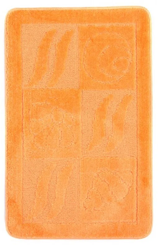 Koupelnová předložka 1107 oranžová, Šířky běhounů 100 cm
