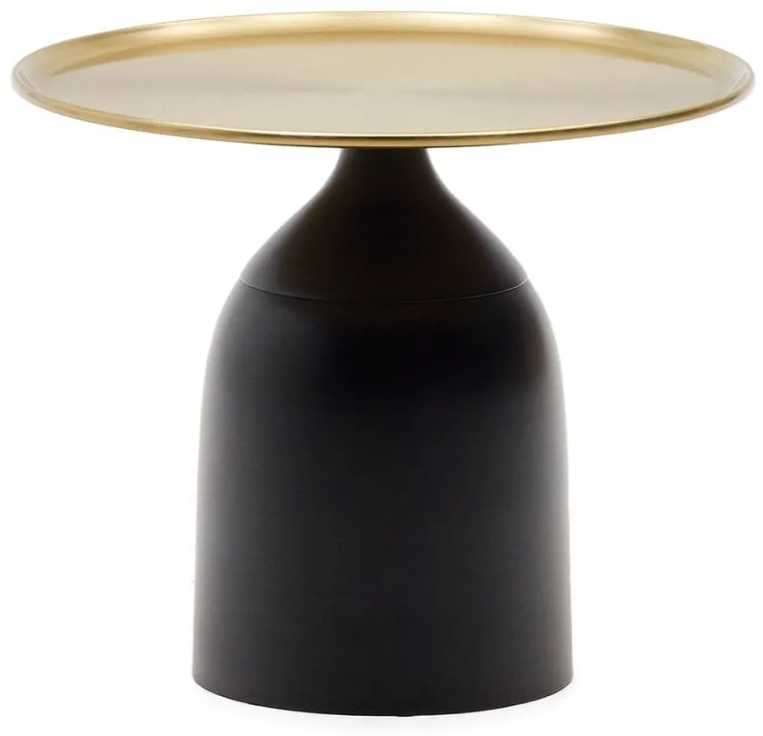 Kovový kulatý odkládací stolek ø 52 cm Liuva – Kave Home