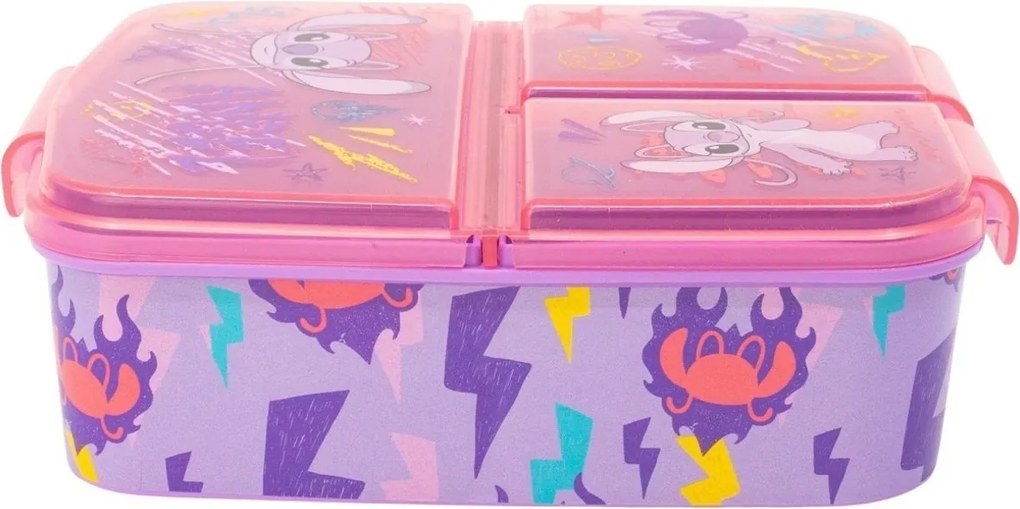Multibox na svačinu Lilo & Stitch - motiv Angel - se 3 přihrádkami