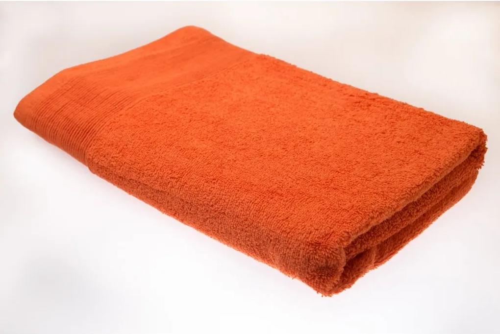 2x Froté ručníky AQUA - ORANŽOVÁ - 30 x 50 cm + DÁREK ZDARMA  Froté ručník AQUA 30x50 cm