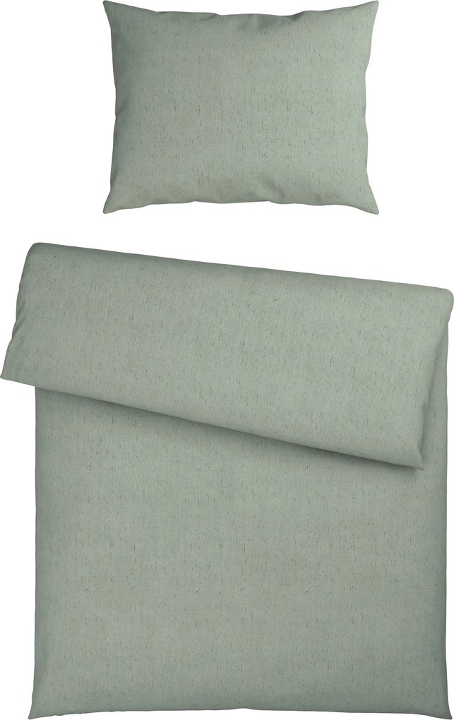 XXXLutz POVLEČENÍ, flanel, zelená, 140/200 cm Esposa - Povlečení - 008418017301