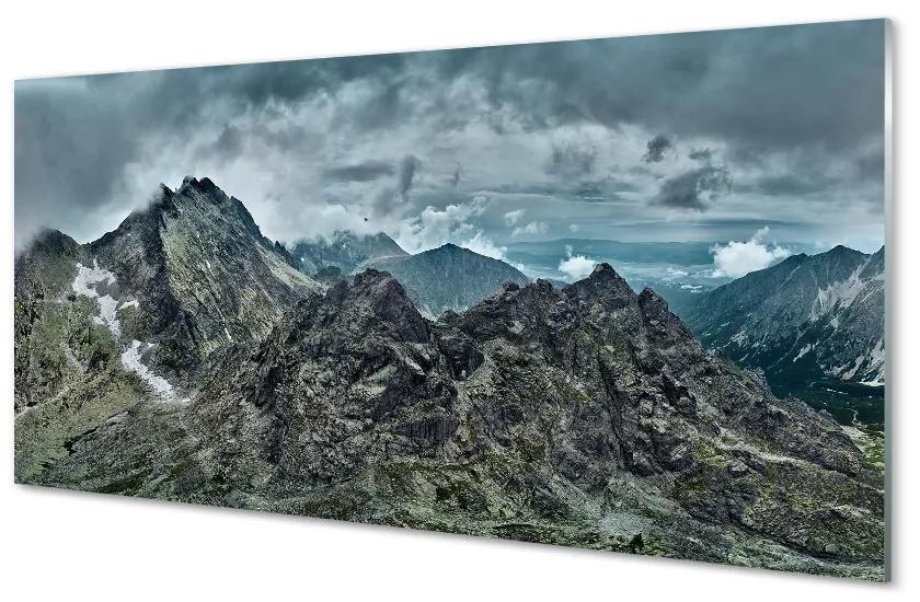 akrylový obraz salašnický skále 100x50 cm