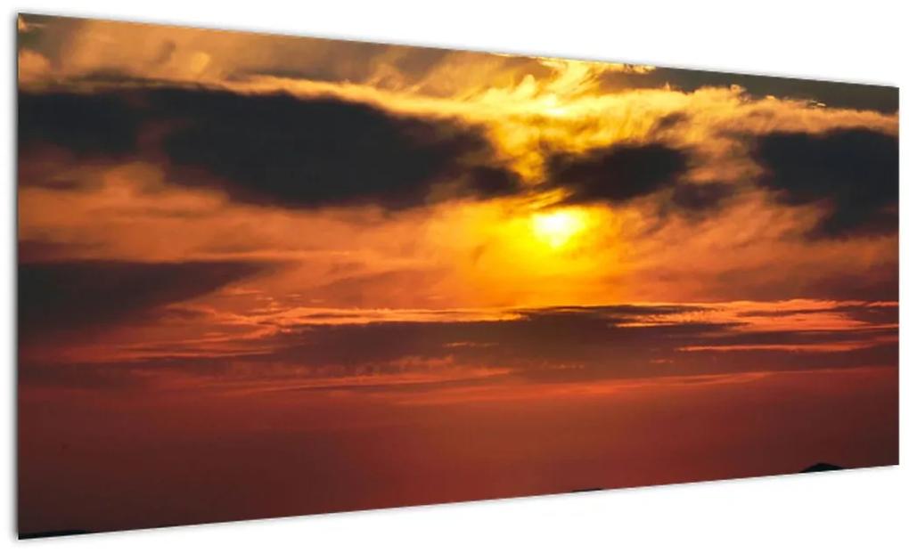 Západ slunce - obraz (100x40cm)