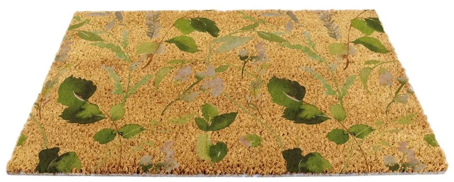 Rohožka z kokosového vlákna 40x60 cm Watercolour Leaves – Artsy Doormats