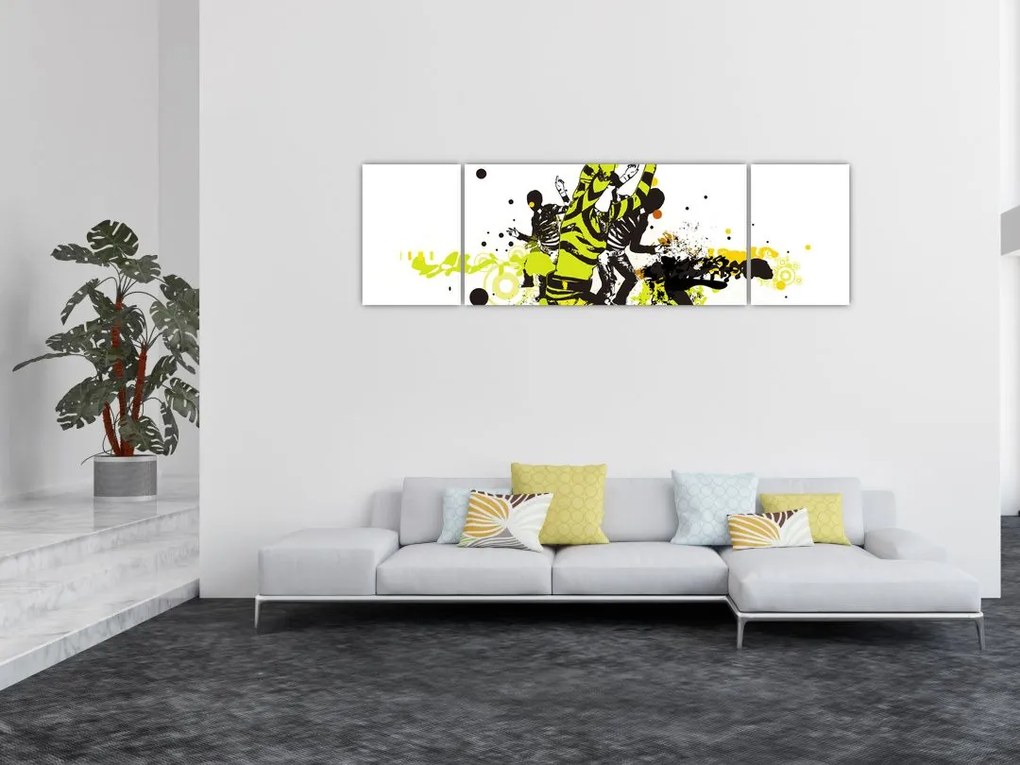 Obraz - Street dance (170x50 cm)