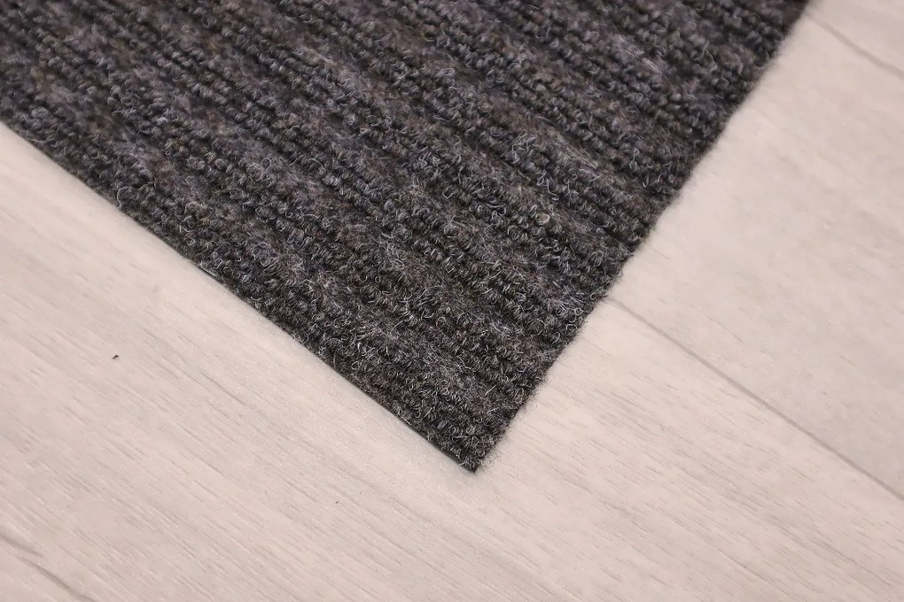 Vopi, Čistící zóna Rio hnědé - neúčtujeme odřezky z role, na míru, šíře 1,35m,1m,2m, hnědá, guma (gel - protiskluzový), chodba / předsíň