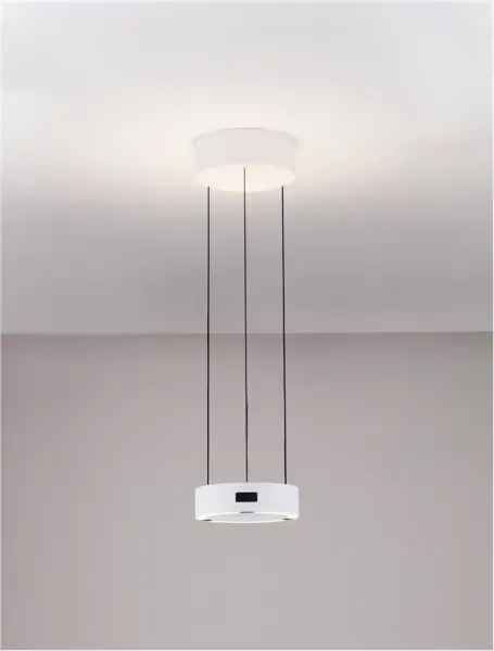 LED stmívatelné bílé moderní svítidlo Afi 280
