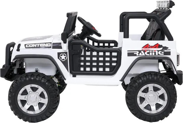 Elektrické autíčko Jeep BEAST 4x4 bílé