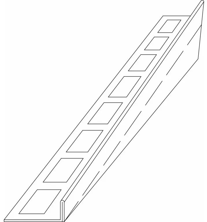 BESCO Spádová lišta NEO - zlatá Barva - Zlatá, Materiál - Nerez, Rozměr A - 120 cm, Varianta - Levá - ZLLSN120LZL